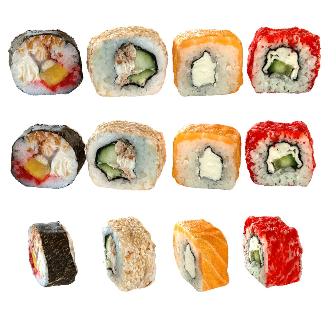 Sushi Set 3D Model - TurboSquid 2141507