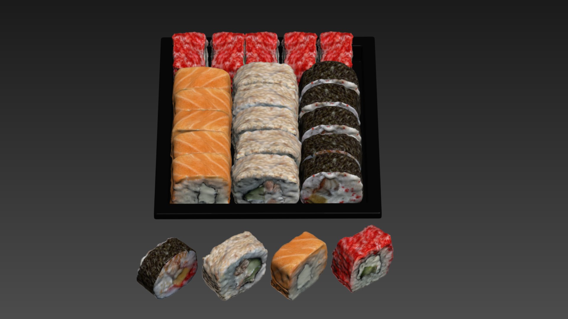 Sushi Set 3D Model - TurboSquid 2141507