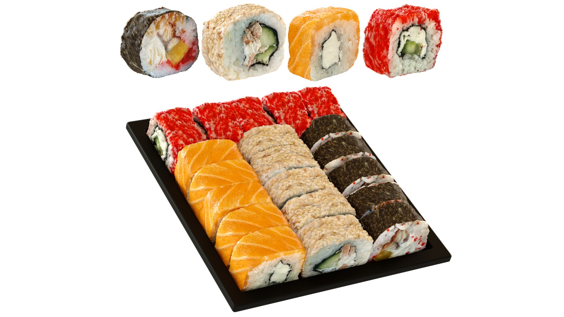 Sushi Set 3D Model - TurboSquid 2141507