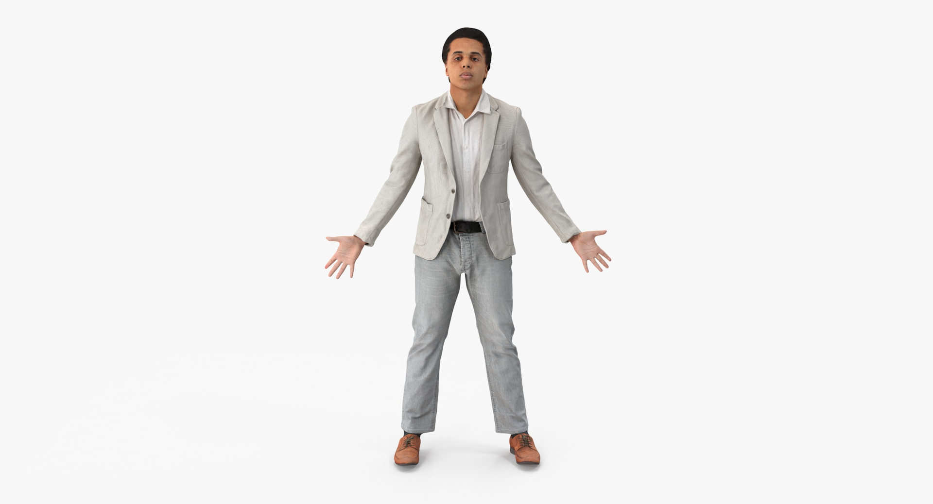 Liam Business A Pose 3D Model - TurboSquid 1991242