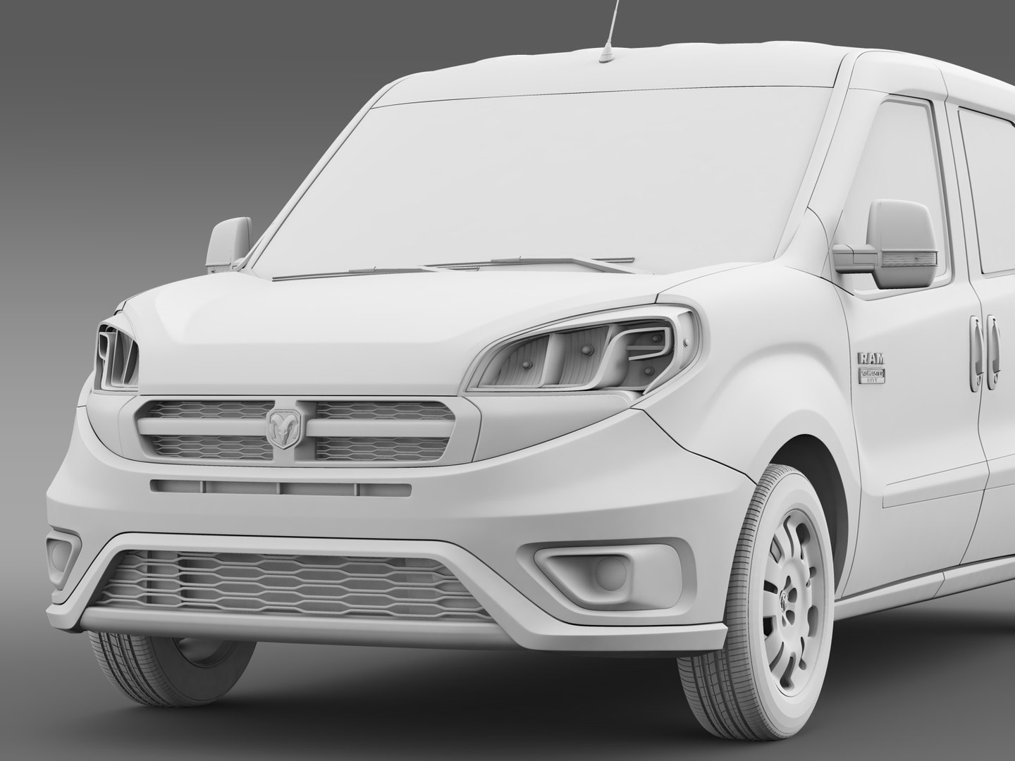 Ram Promaster City Tradesman 3d Model