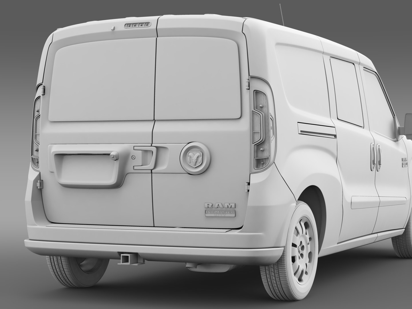 Ram Promaster City Tradesman 3d Model