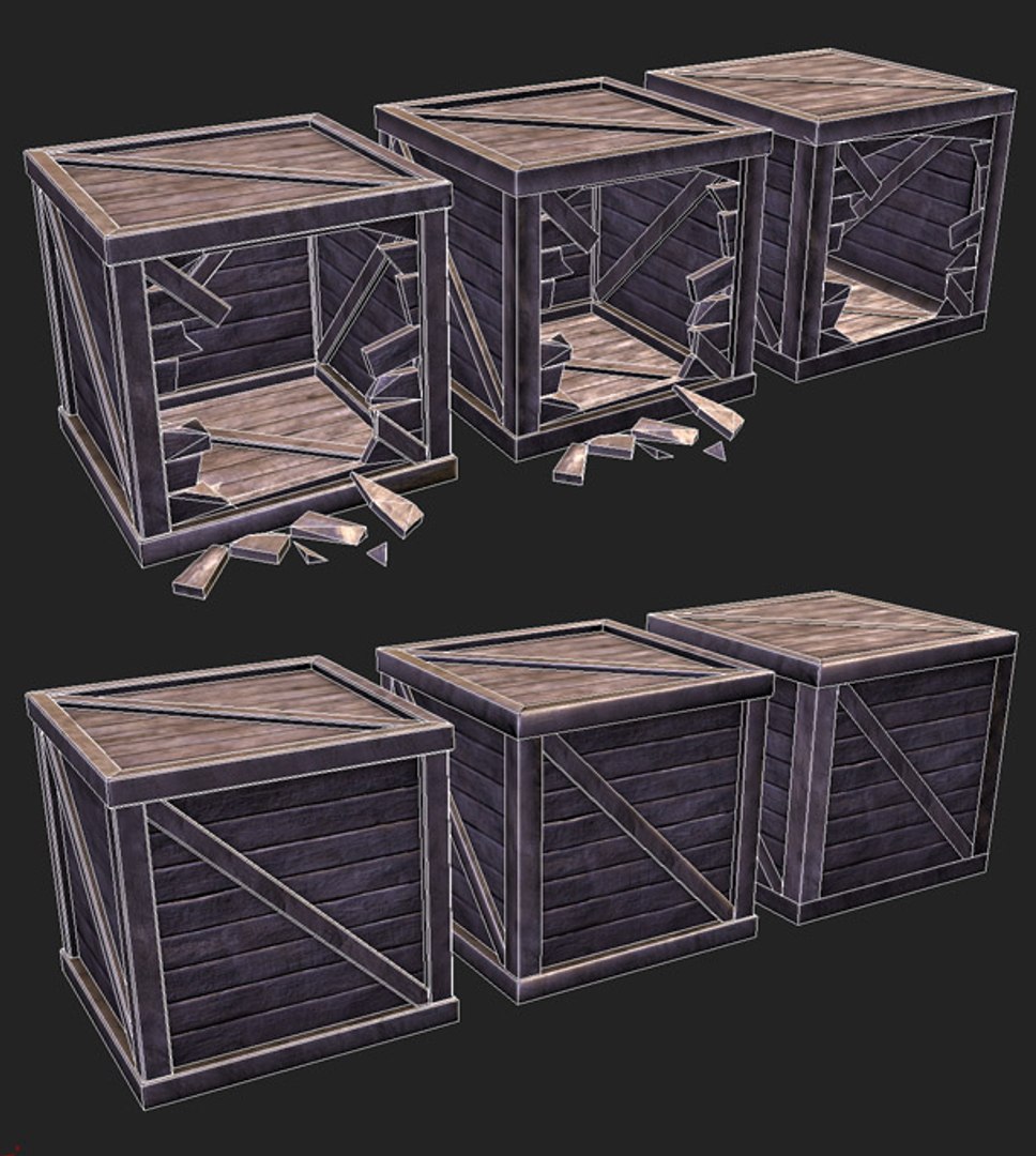 Crate Games 3d Obj