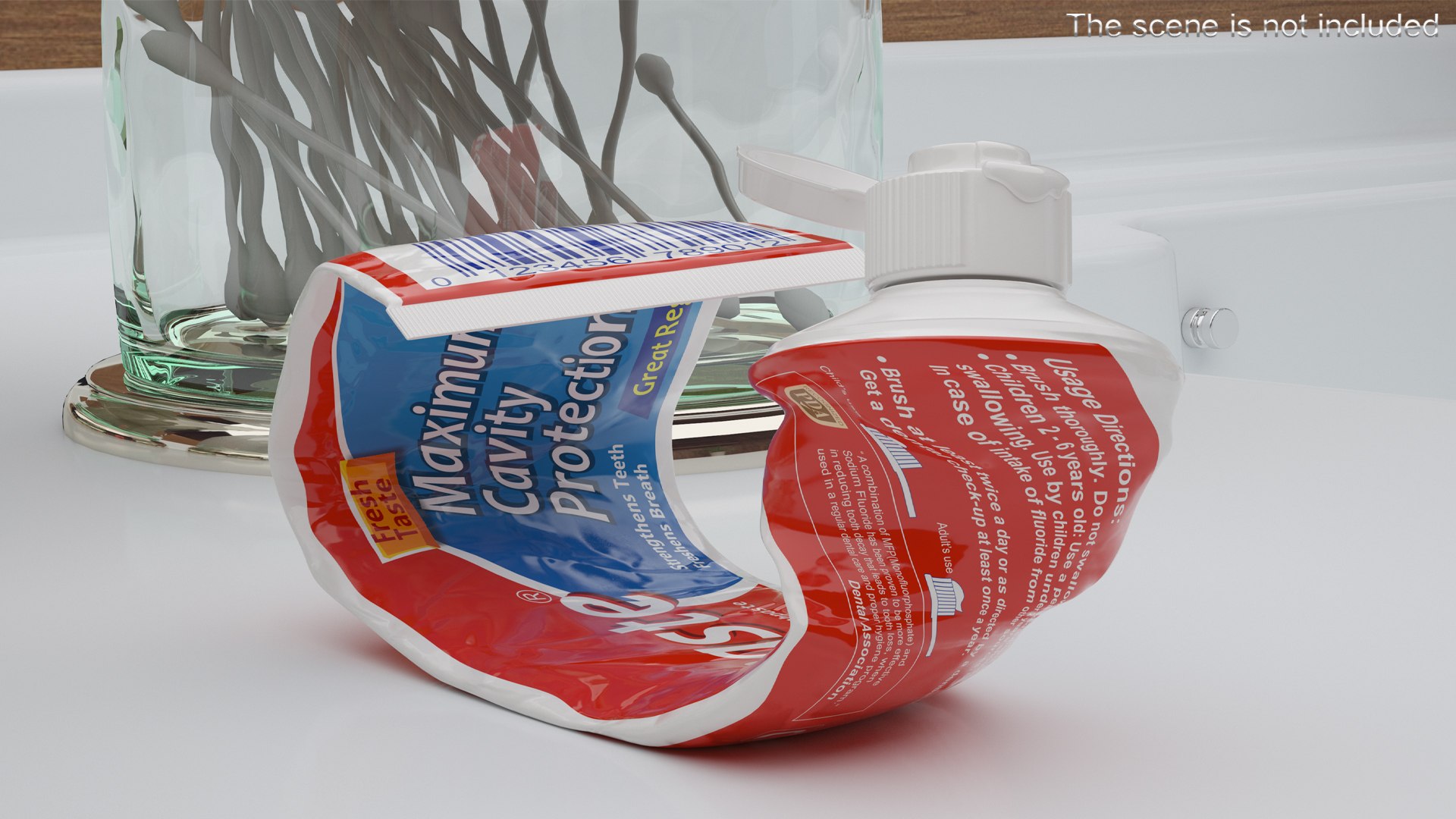 Finished Toothpaste Tube 3D Model - TurboSquid 2091873