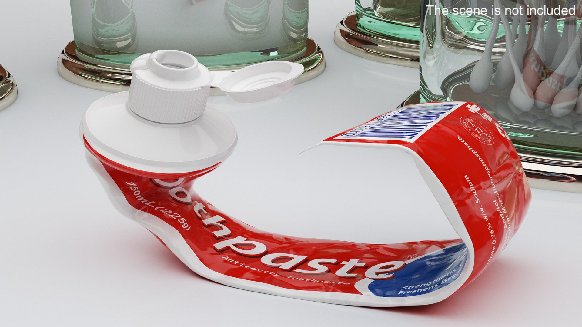 Finished Toothpaste Tube 3D Model - TurboSquid 2091873