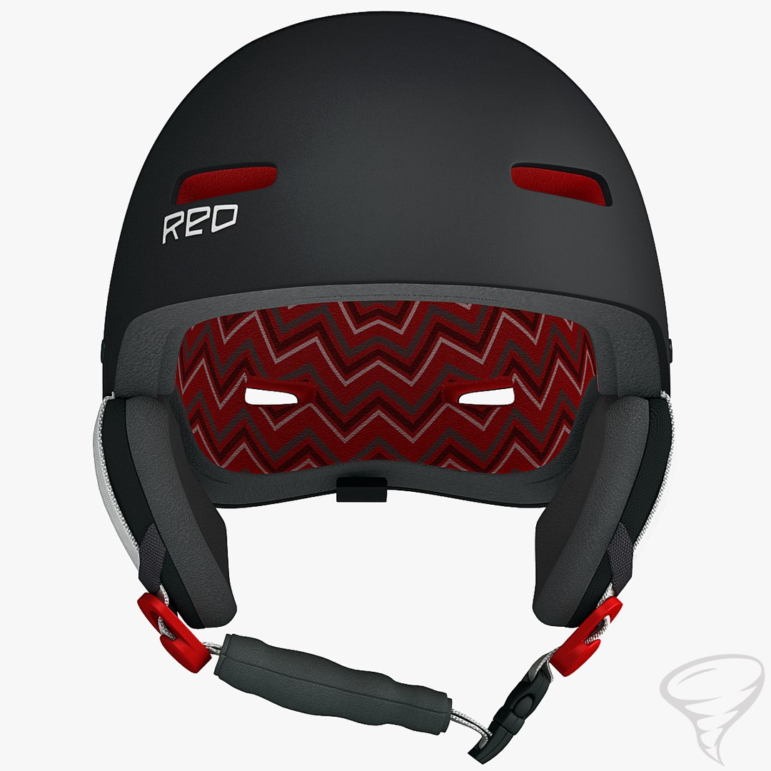 Trace Snowboard Helmet 3d Model