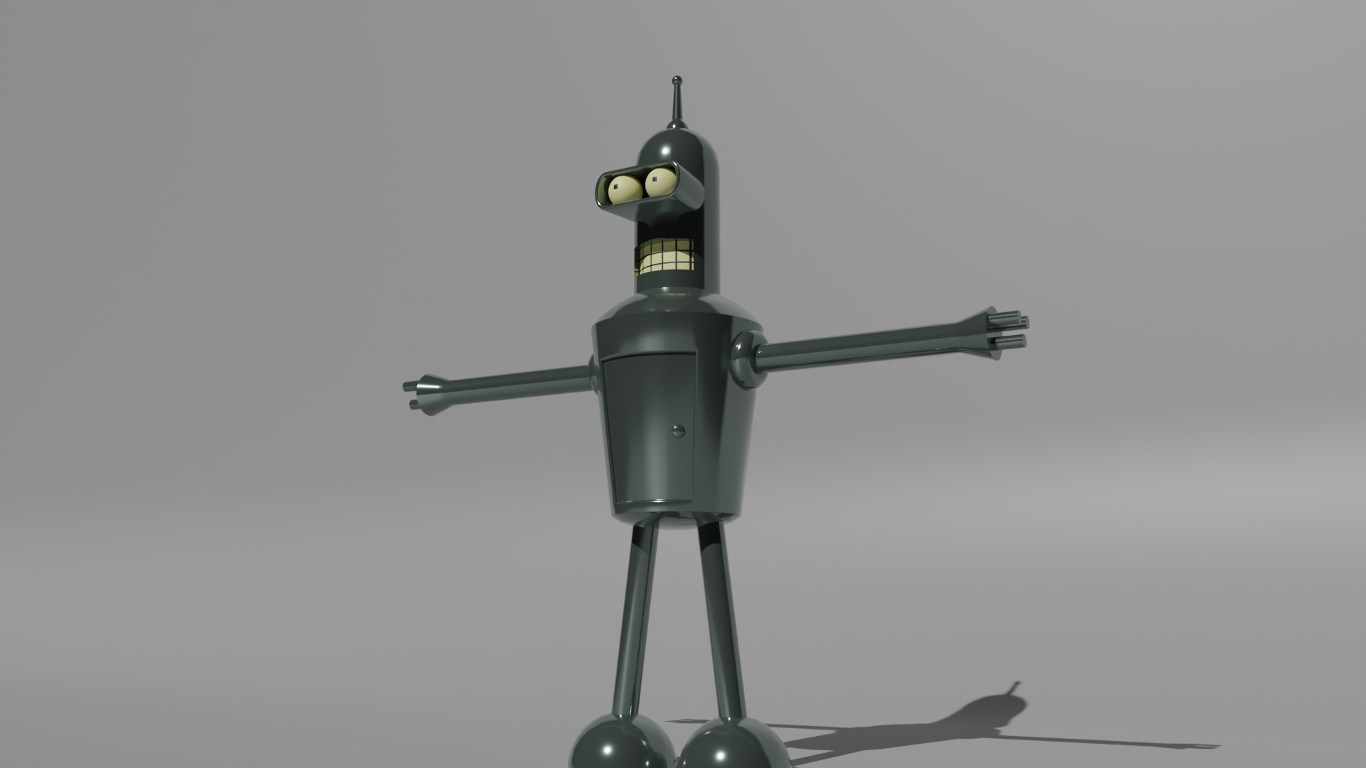 Bender From Futurama 3D Model - TurboSquid 2172589