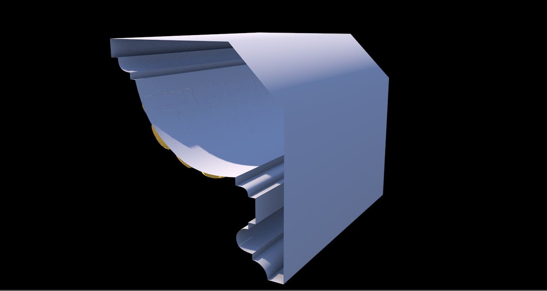 Patterned Cornices 3D Model - TurboSquid 1437430