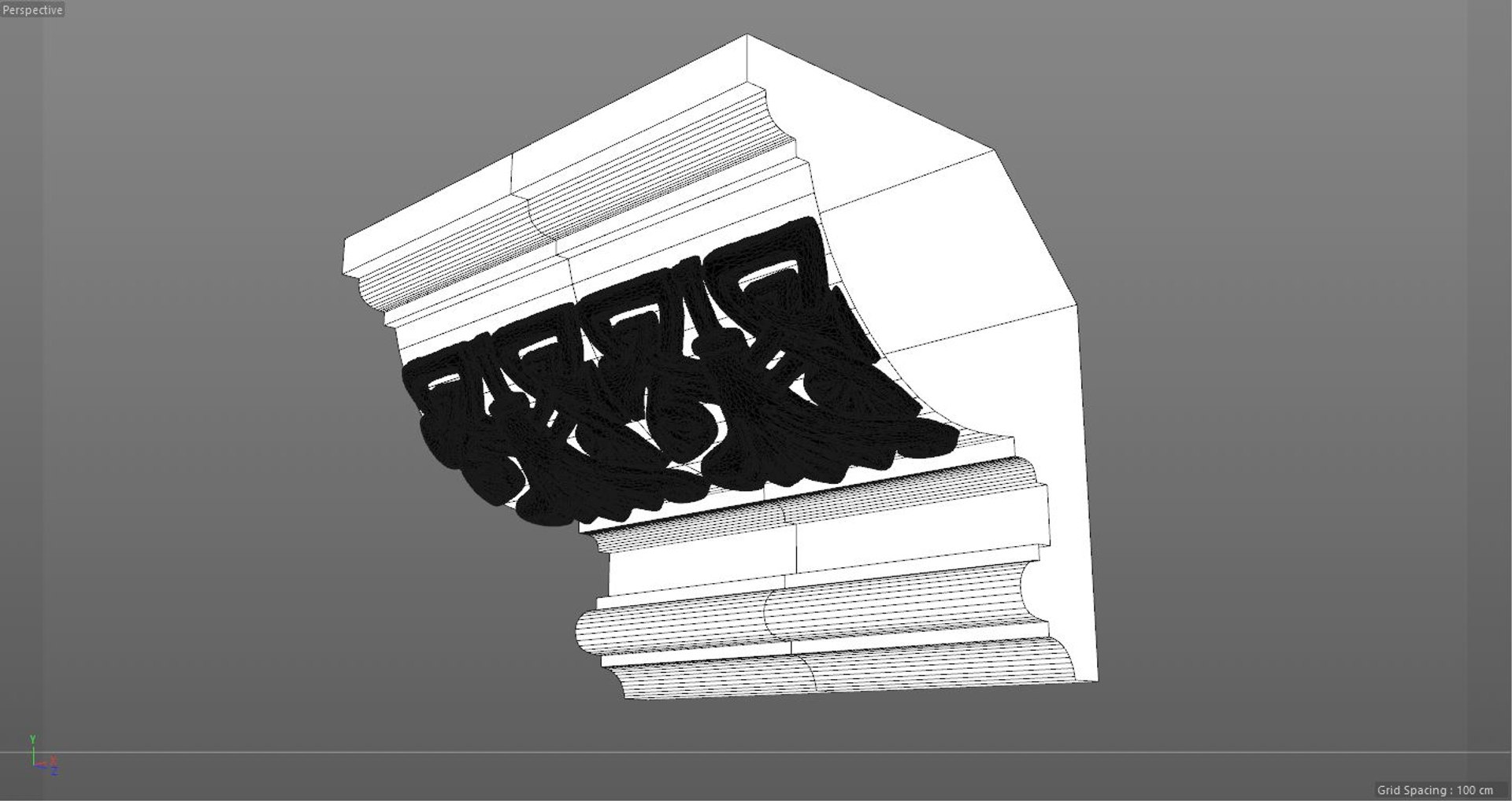 Patterned Cornices 3D Model - TurboSquid 1437430