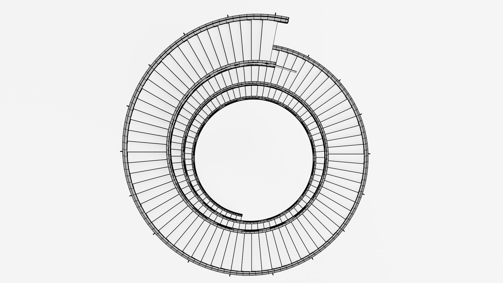 Spiral Staircase 03 Model - TurboSquid 2289188