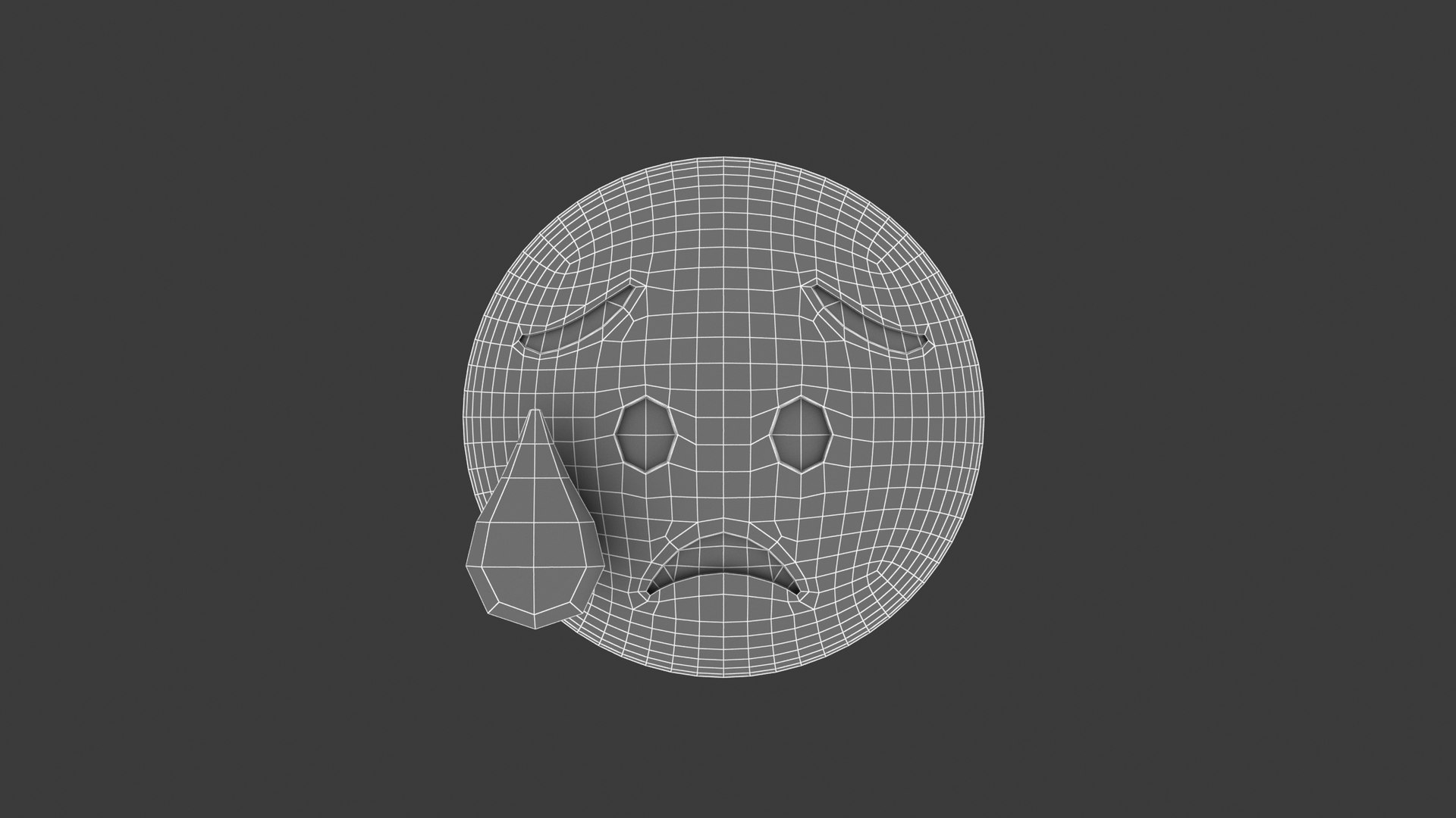 Apple Sad But Relieved Face 3D Model - TurboSquid 1771697