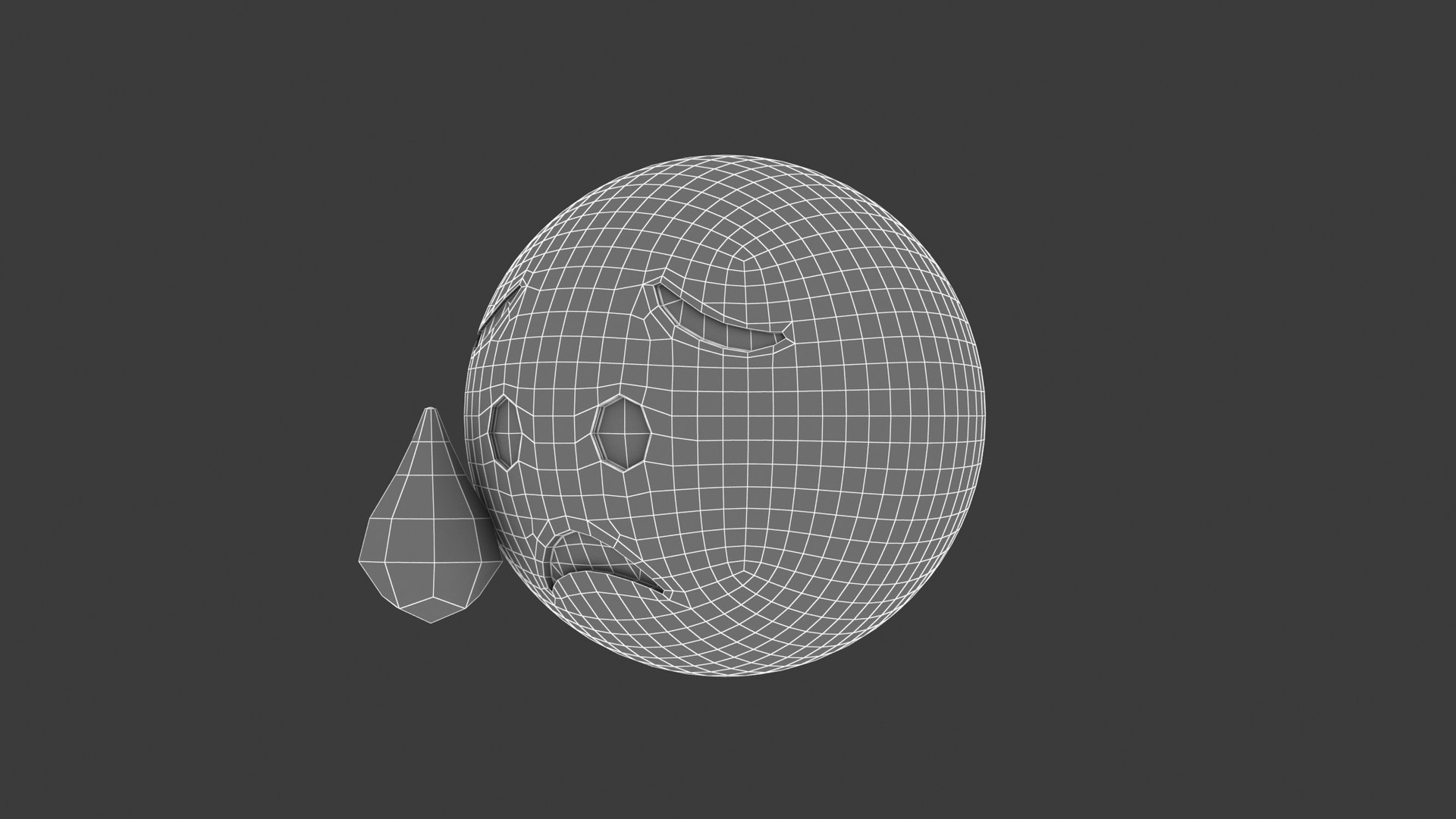 Apple Sad But Relieved Face 3D Model - TurboSquid 1771697