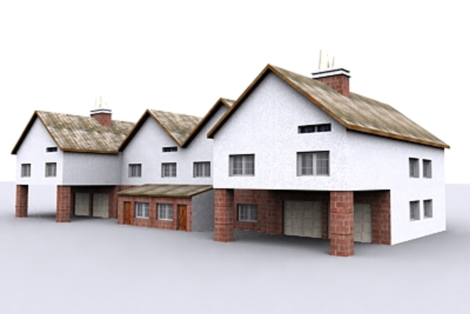 House Urban Pack 3d Model