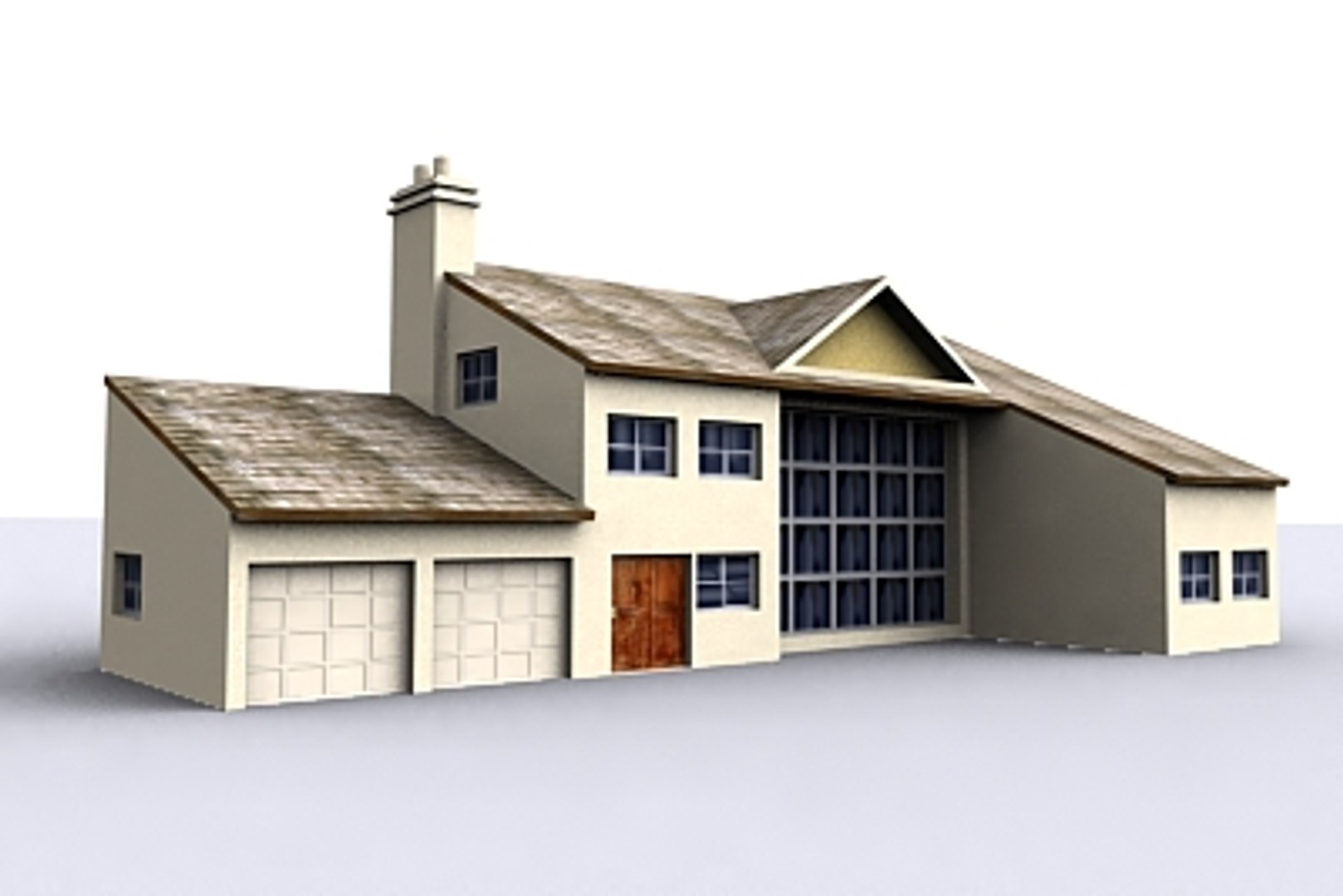 House Urban Pack 3d Model