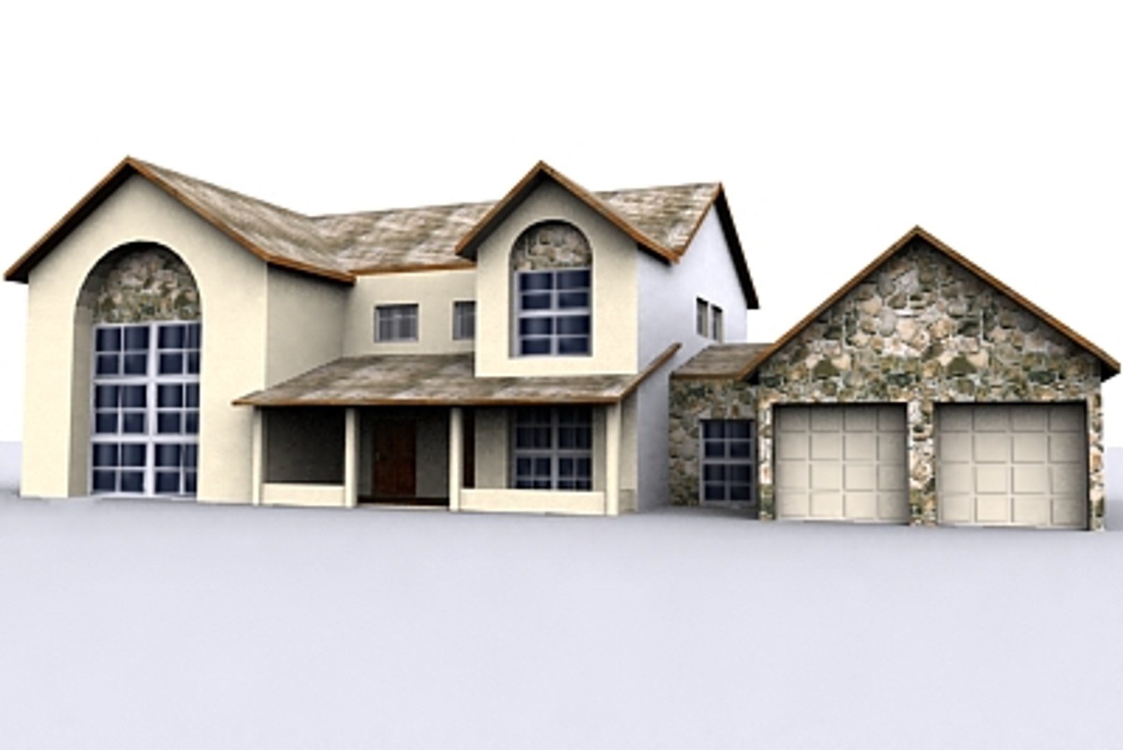 House Urban Pack 3d Model