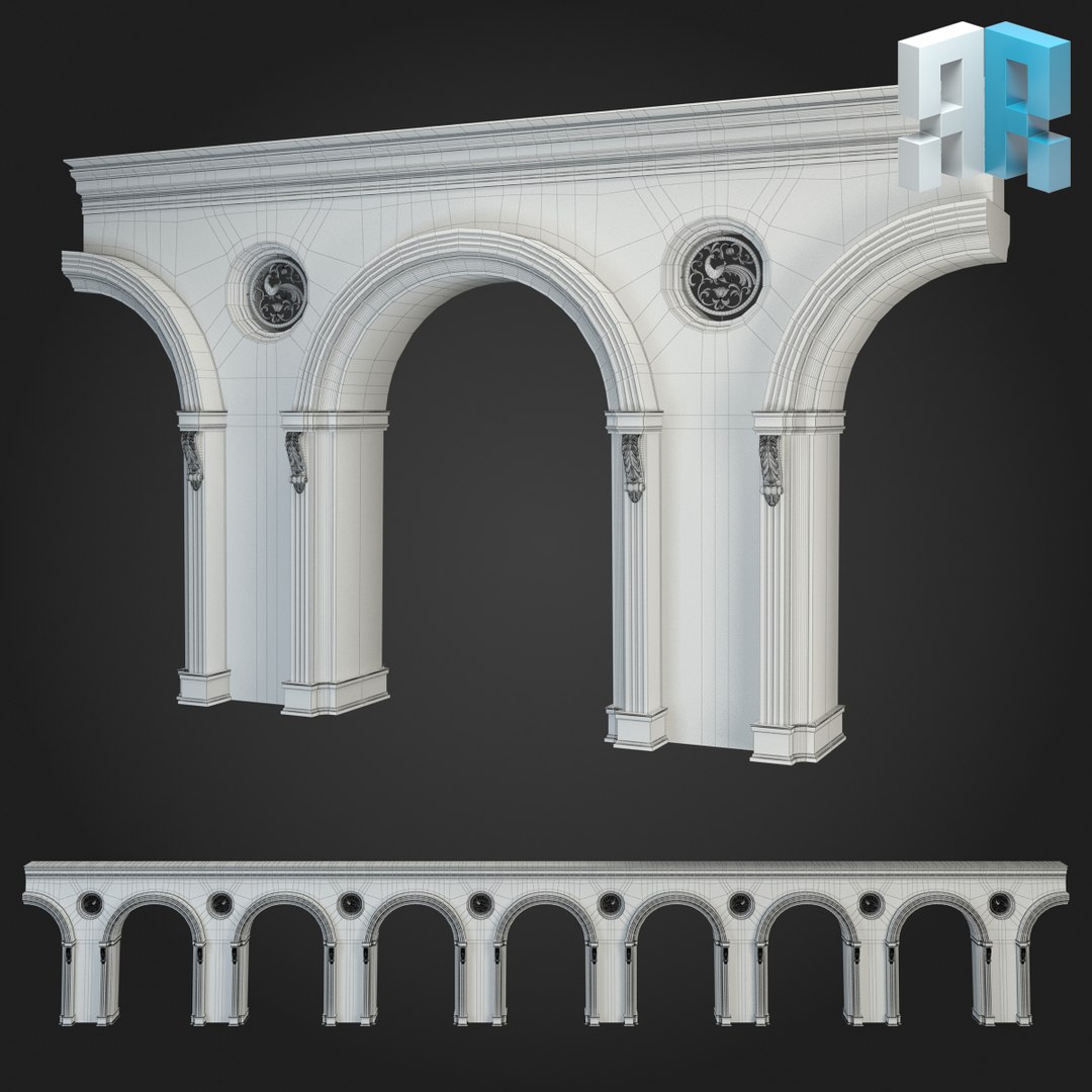 architectural modules 3d model