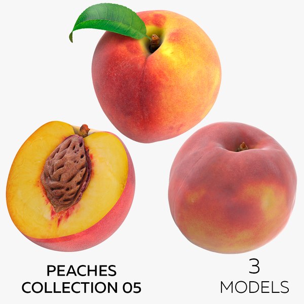 Peach 3D model - TurboSquid 1191530
