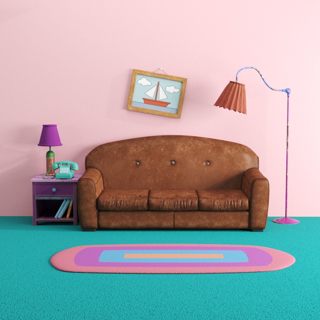 Simpsons Hall 3D Model - TurboSquid 1545544