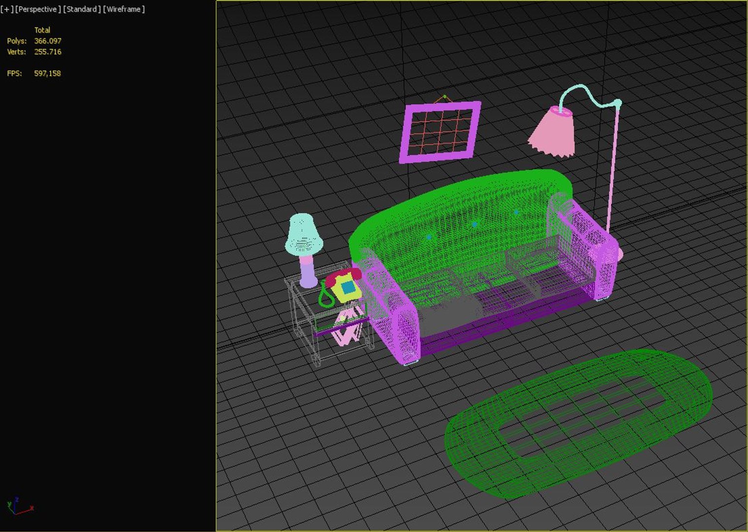 Simpsons Hall 3D Model - TurboSquid 1545544