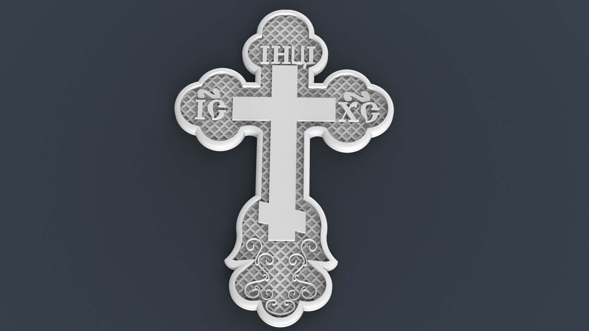 Stl Cross 3d 3ds