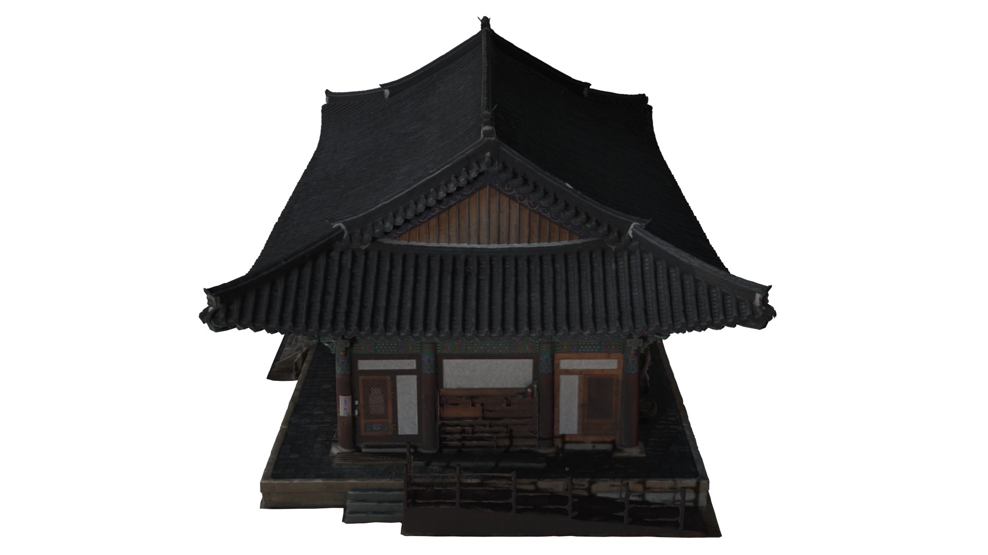 Korean Traditional Palace Jeok-gwang Jeon 3D Model - TurboSquid 1948937