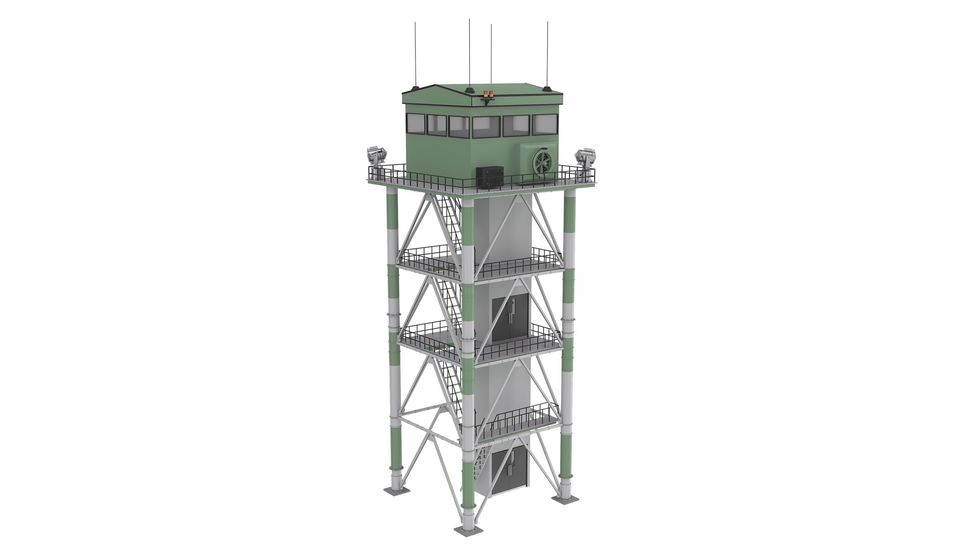 3D Guard Tower - TurboSquid 2288952