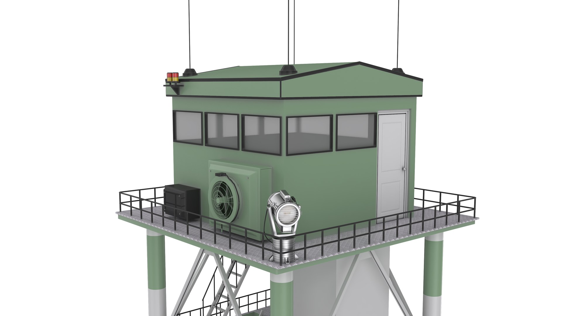 3D Guard Tower - TurboSquid 2288952