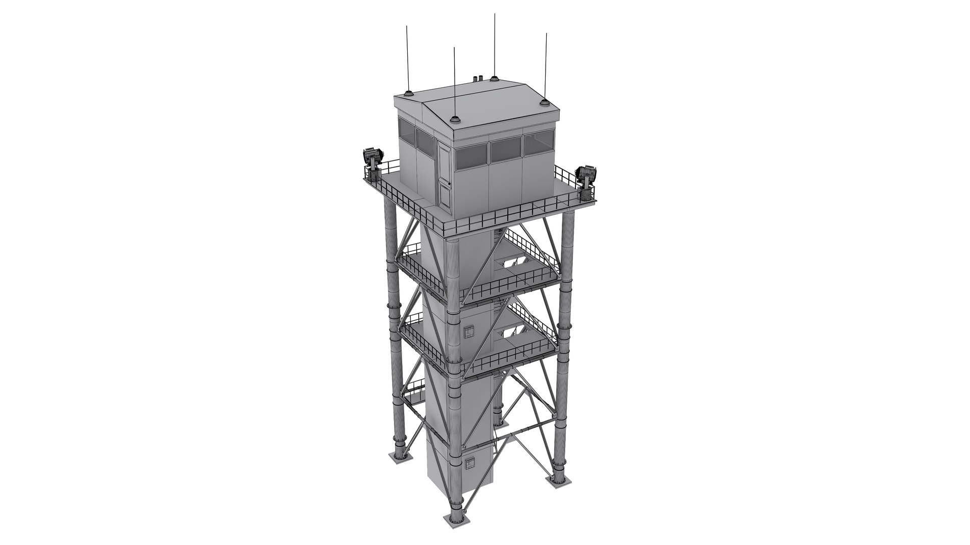 3D Guard Tower - TurboSquid 2288952