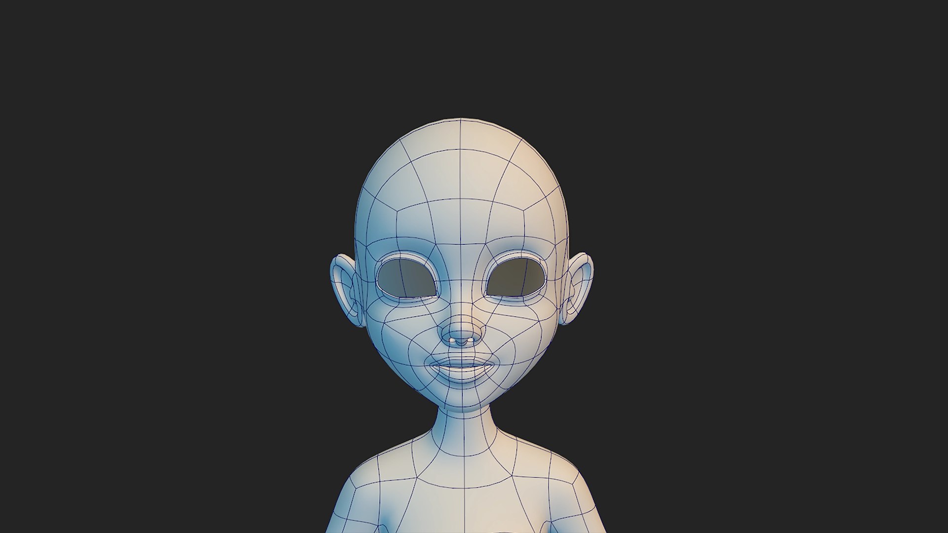 Cartoon Base Mesh 3D Model - TurboSquid 2308076