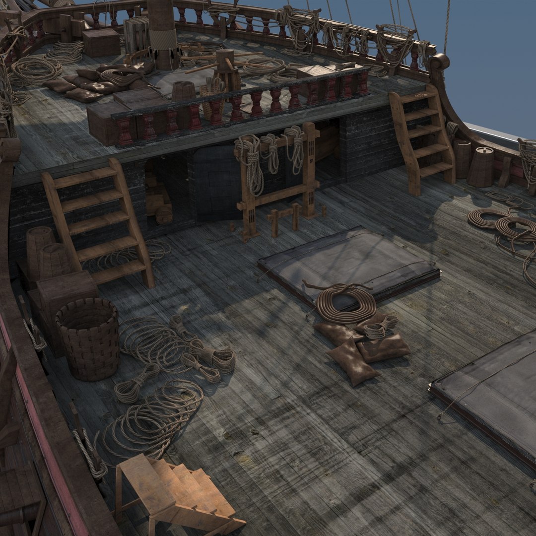 Ottoman Galleon 3D Model - TurboSquid 1327197