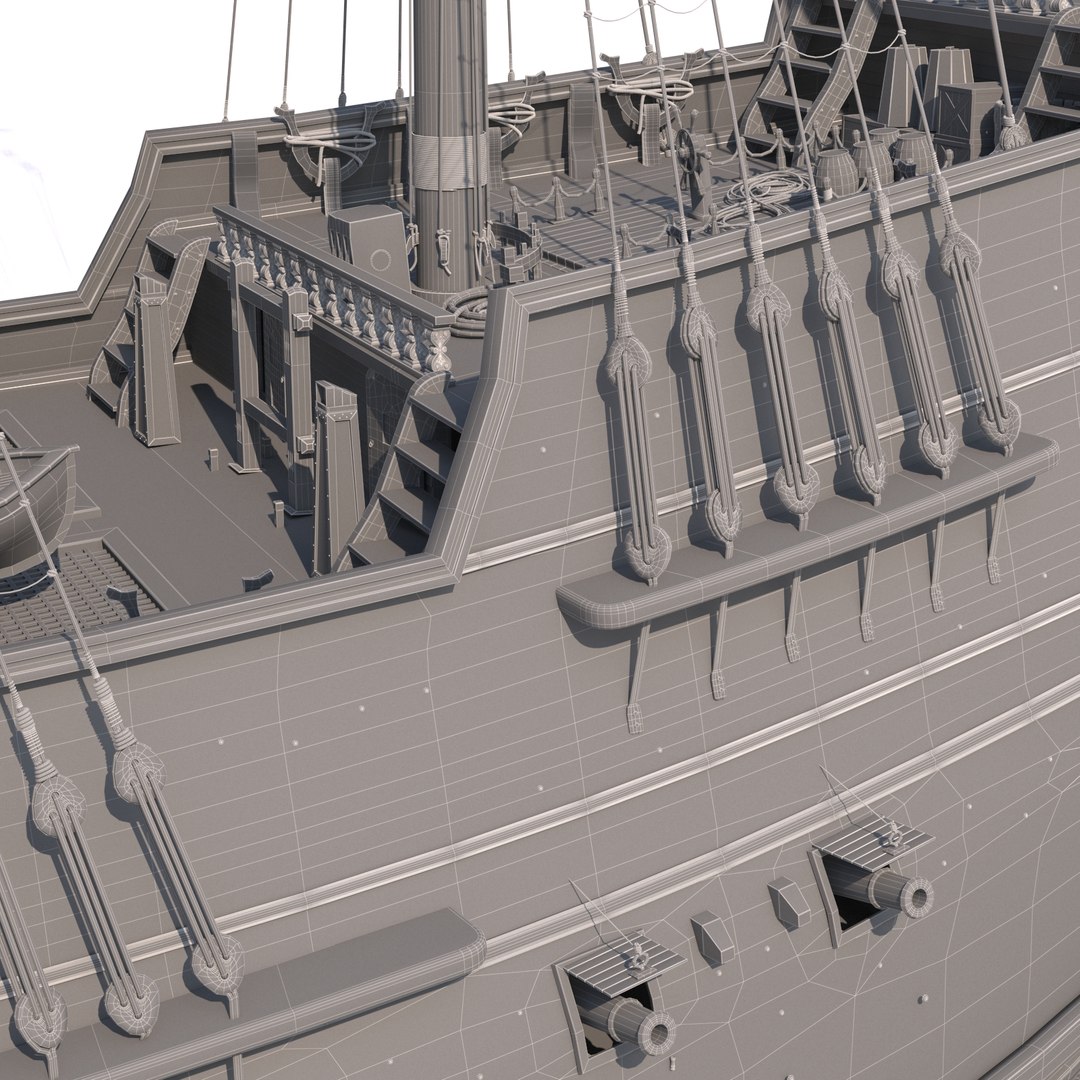 Ottoman Galleon 3D Model - TurboSquid 1327197