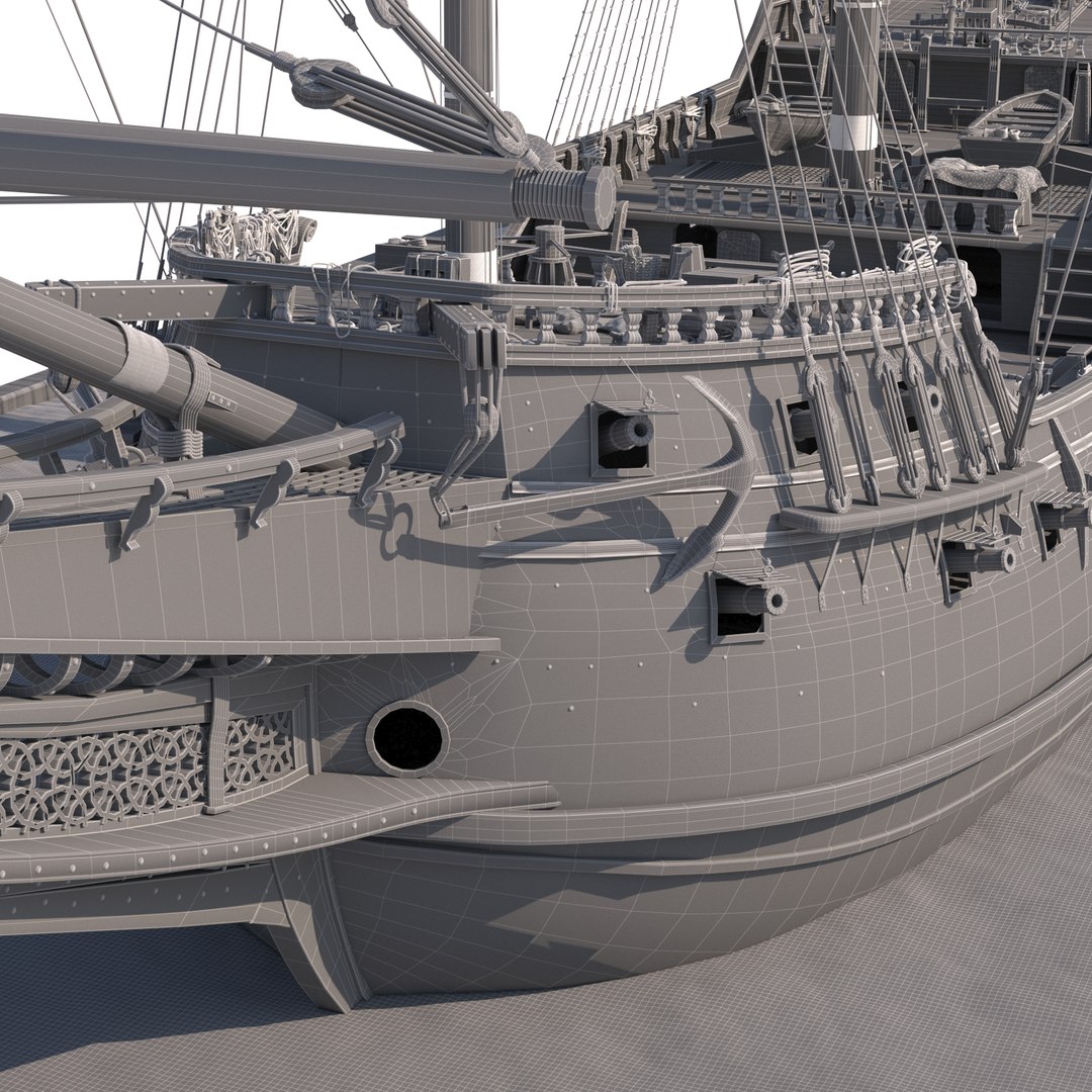 Ottoman Galleon 3D Model - TurboSquid 1327197