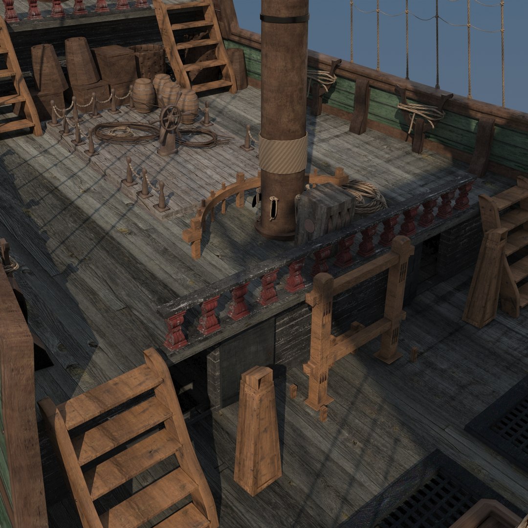 Ottoman Galleon 3D Model - TurboSquid 1327197