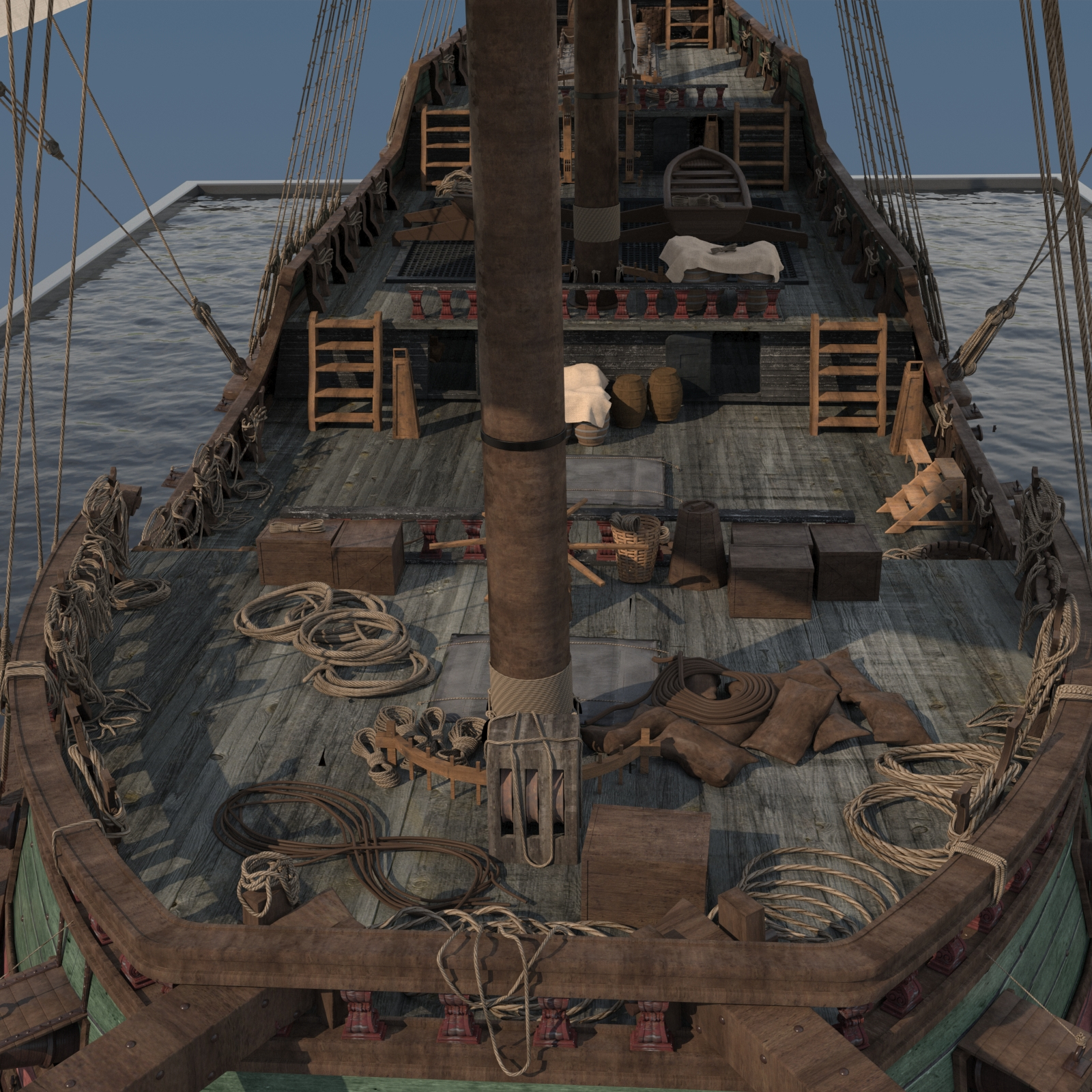 Ottoman galleon 3D model - TurboSquid 1327197