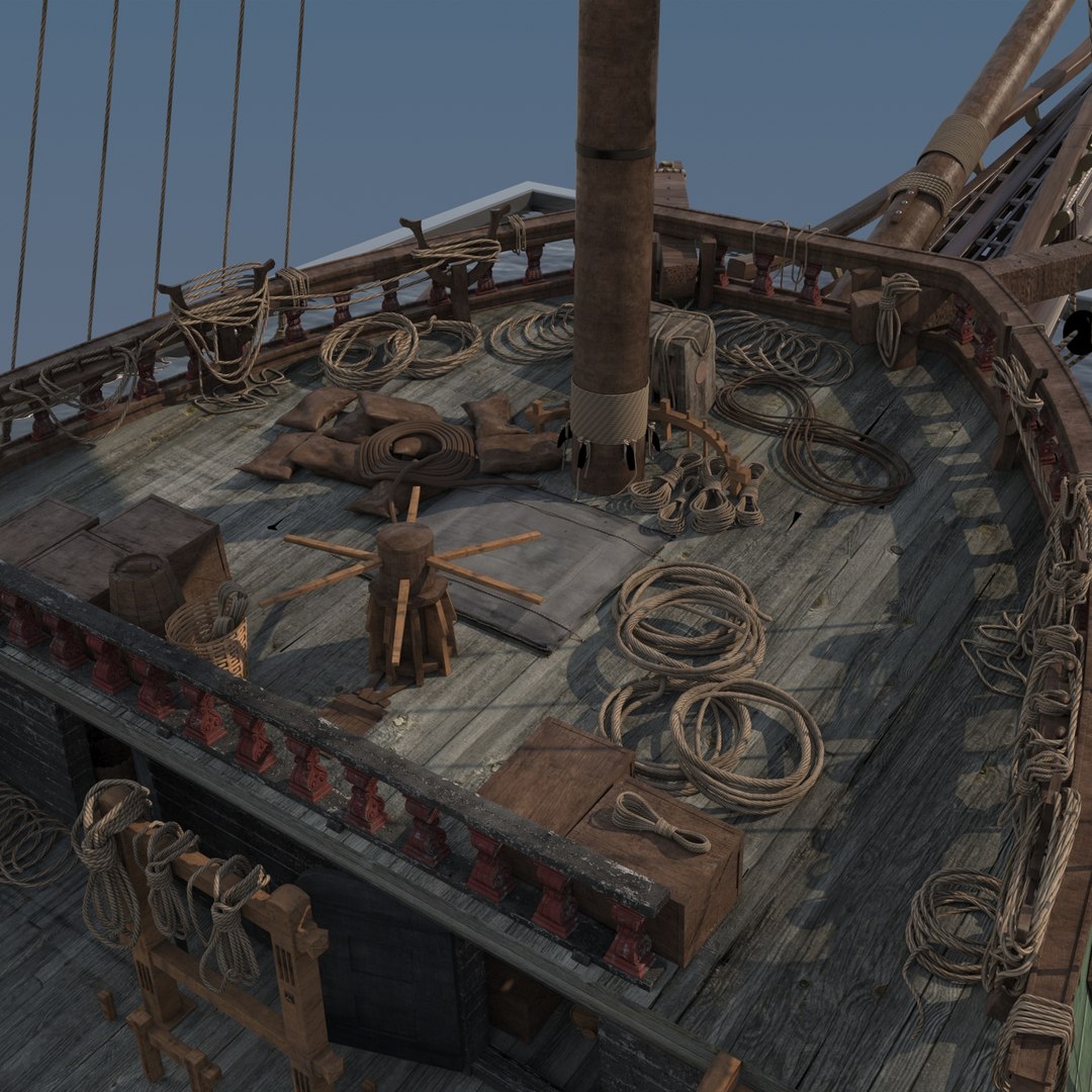Ottoman Galleon 3D Model - TurboSquid 1327197