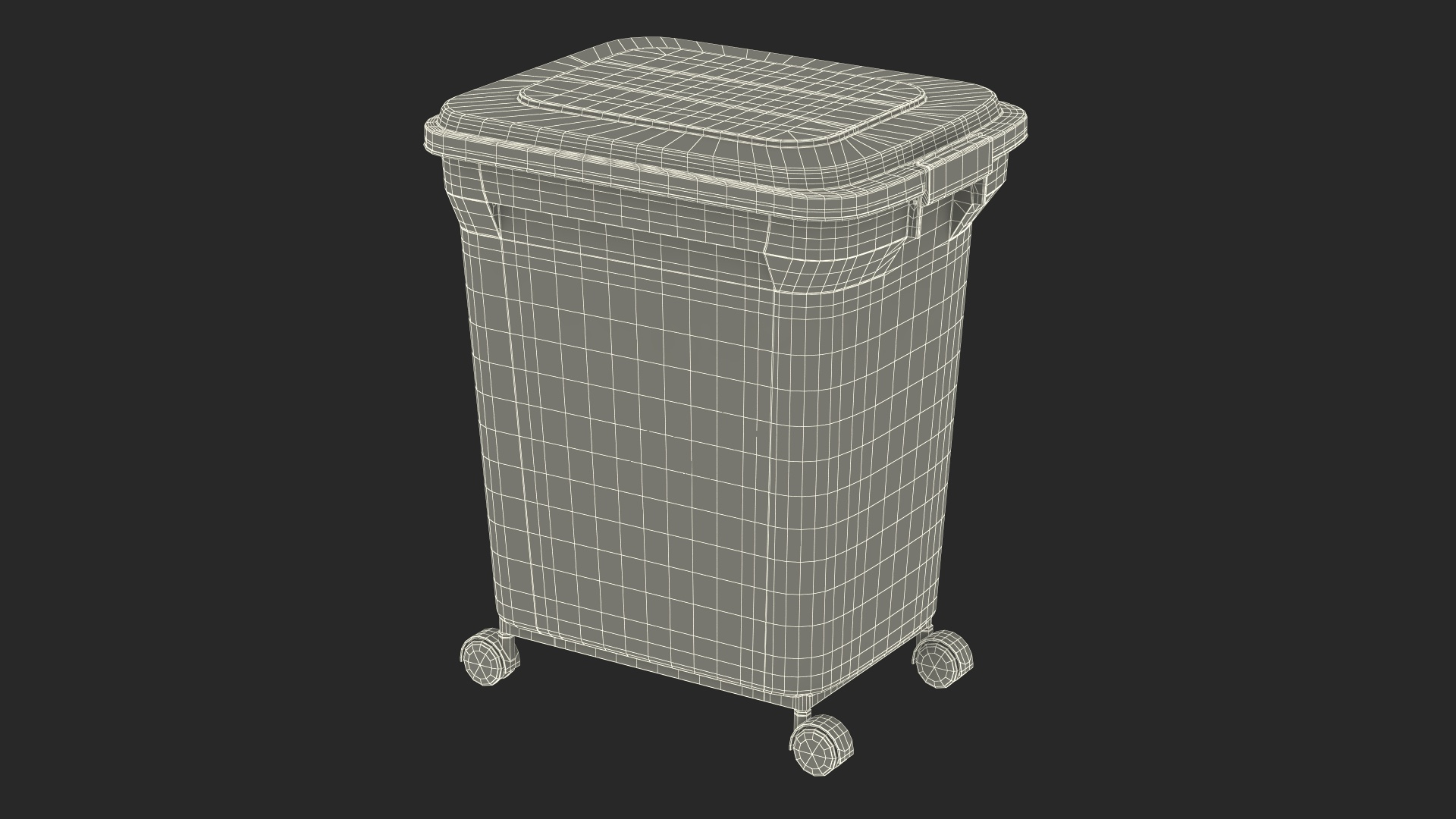 3D model Clear Plastic Storage Box Dark - TurboSquid 2164126