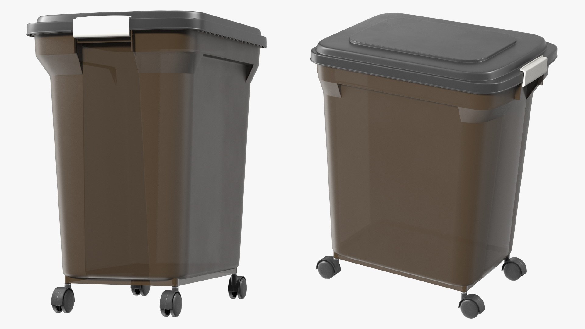 3D model Clear Plastic Storage Box Dark - TurboSquid 2164126