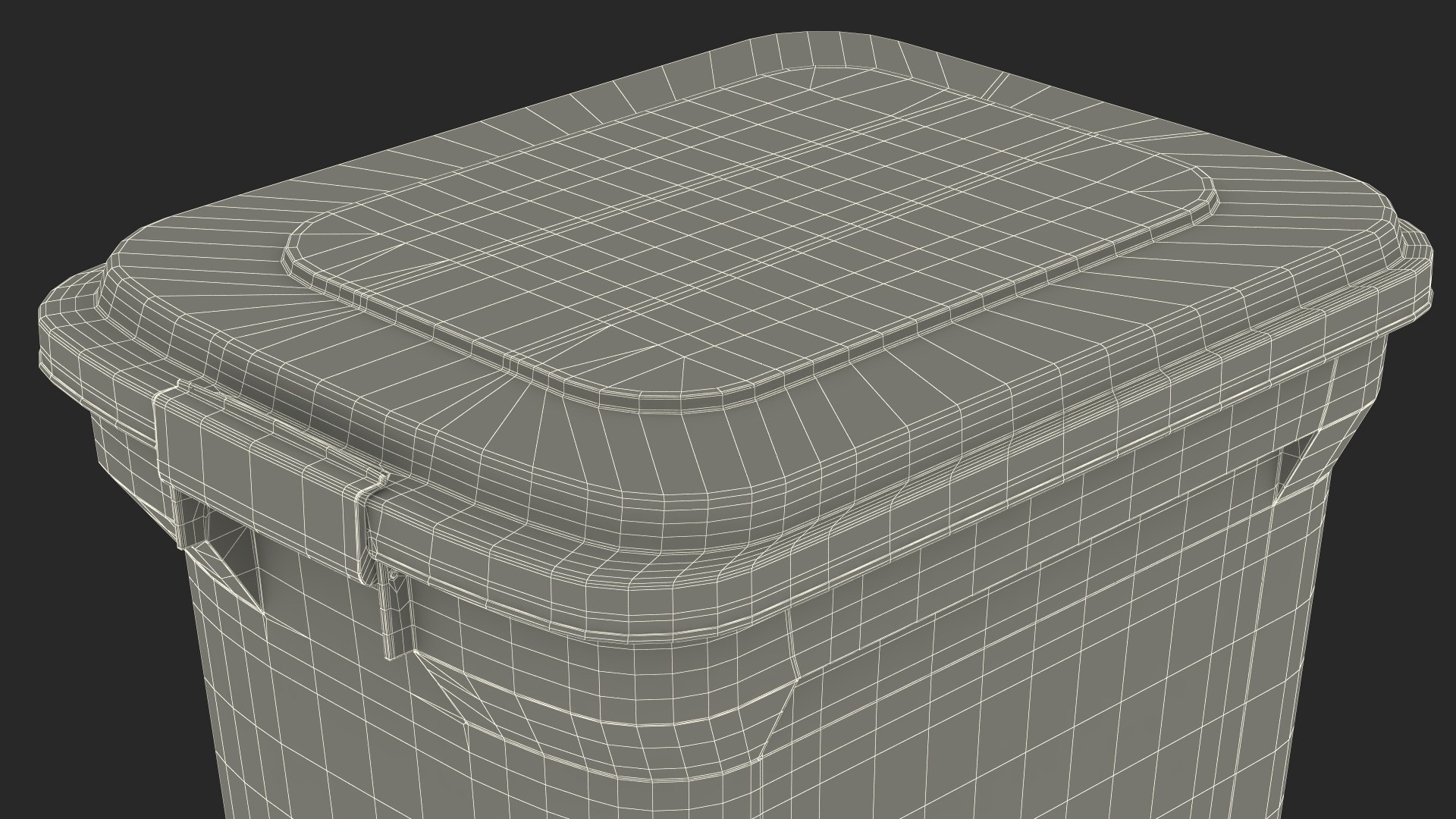 3D model Clear Plastic Storage Box Dark - TurboSquid 2164126