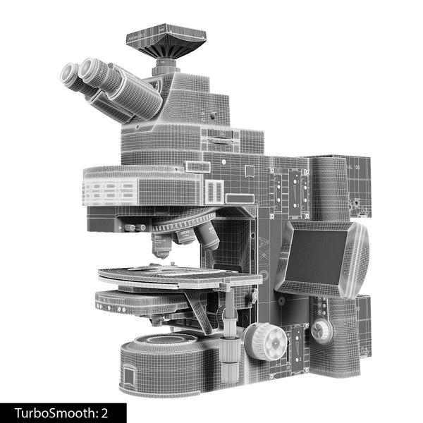 Microscope research 3D model - TurboSquid 1580787