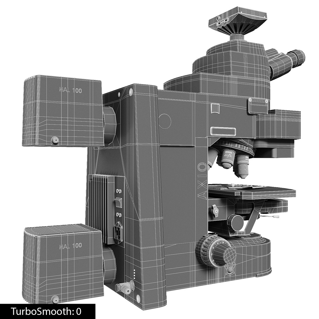 Microscope research 3D model - TurboSquid 1580787
