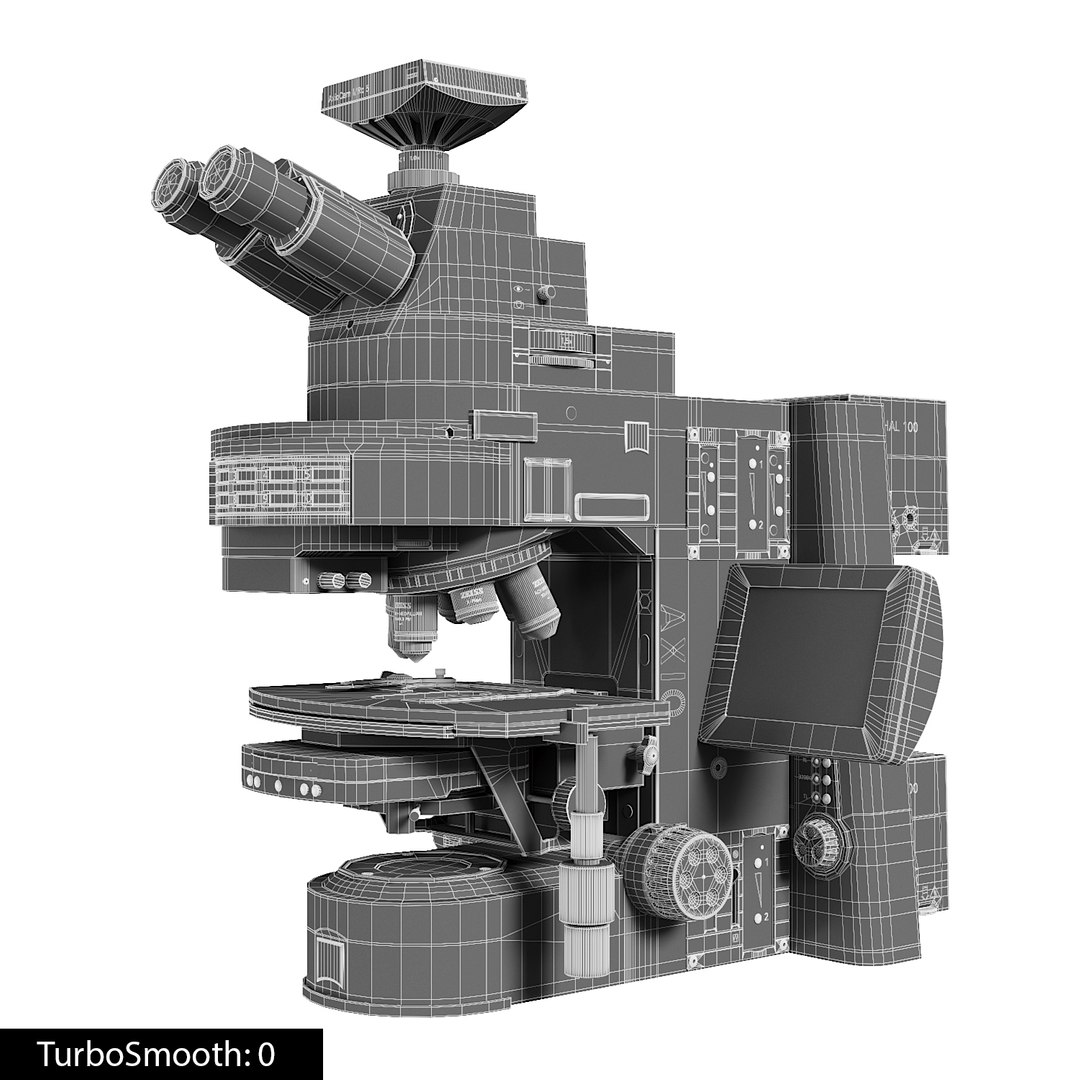 Microscope research 3D model - TurboSquid 1580787