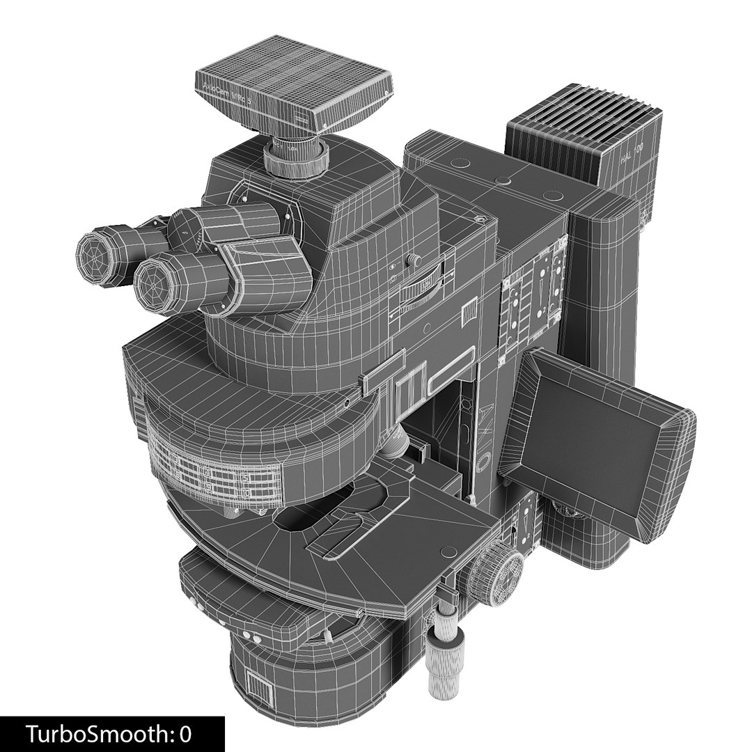 Microscope research 3D model - TurboSquid 1580787