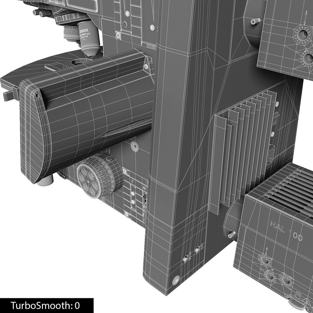 Microscope research 3D model - TurboSquid 1580787