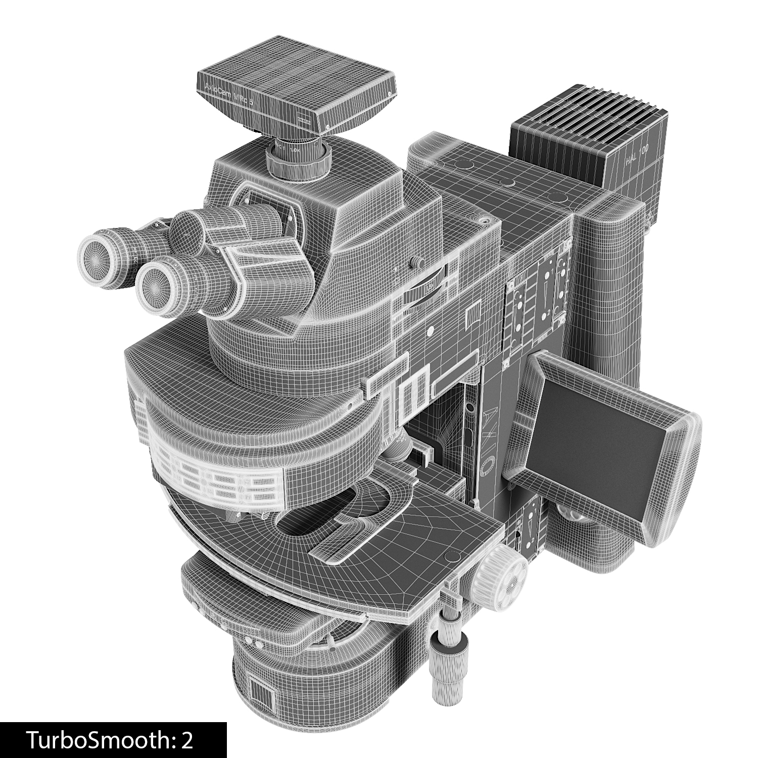 Microscope research 3D model - TurboSquid 1580787