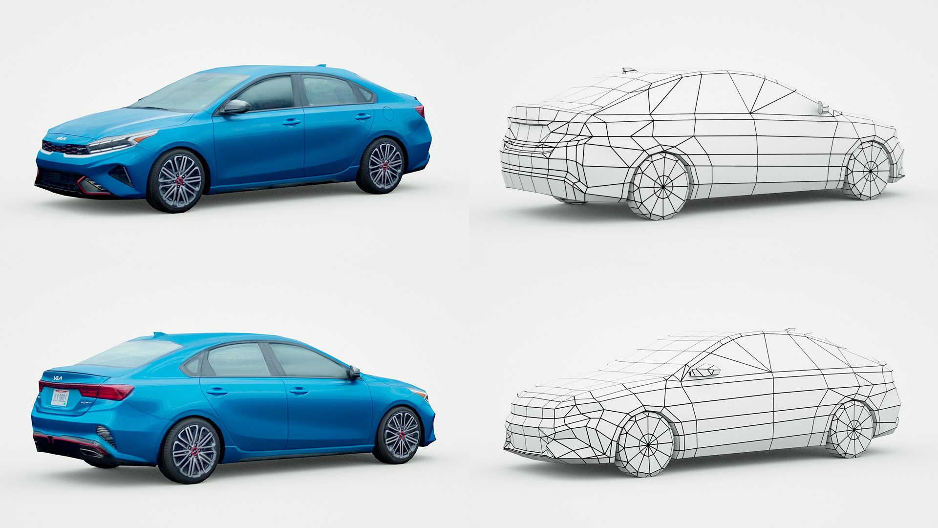 10 Low Poly Sedans V2 3D Model - TurboSquid 2220024