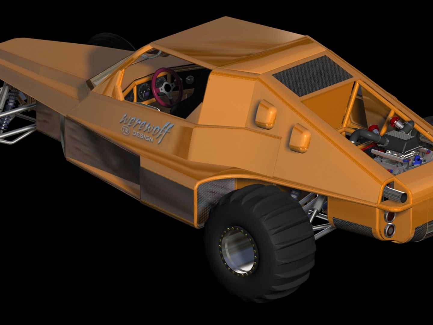 3d Model Of Valkyrie V1 Road Sandrail
