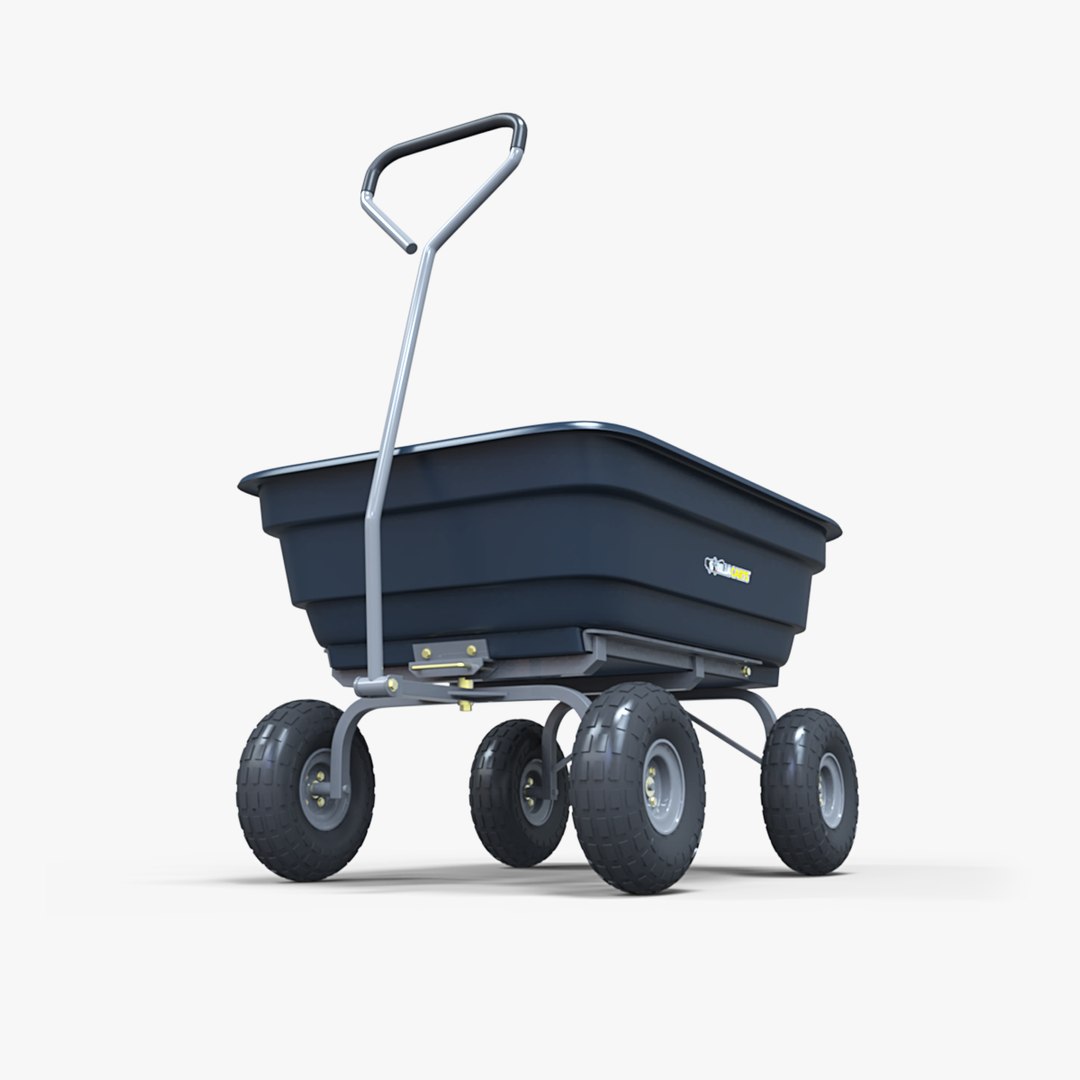 Garden Cart Model - TurboSquid 1288693