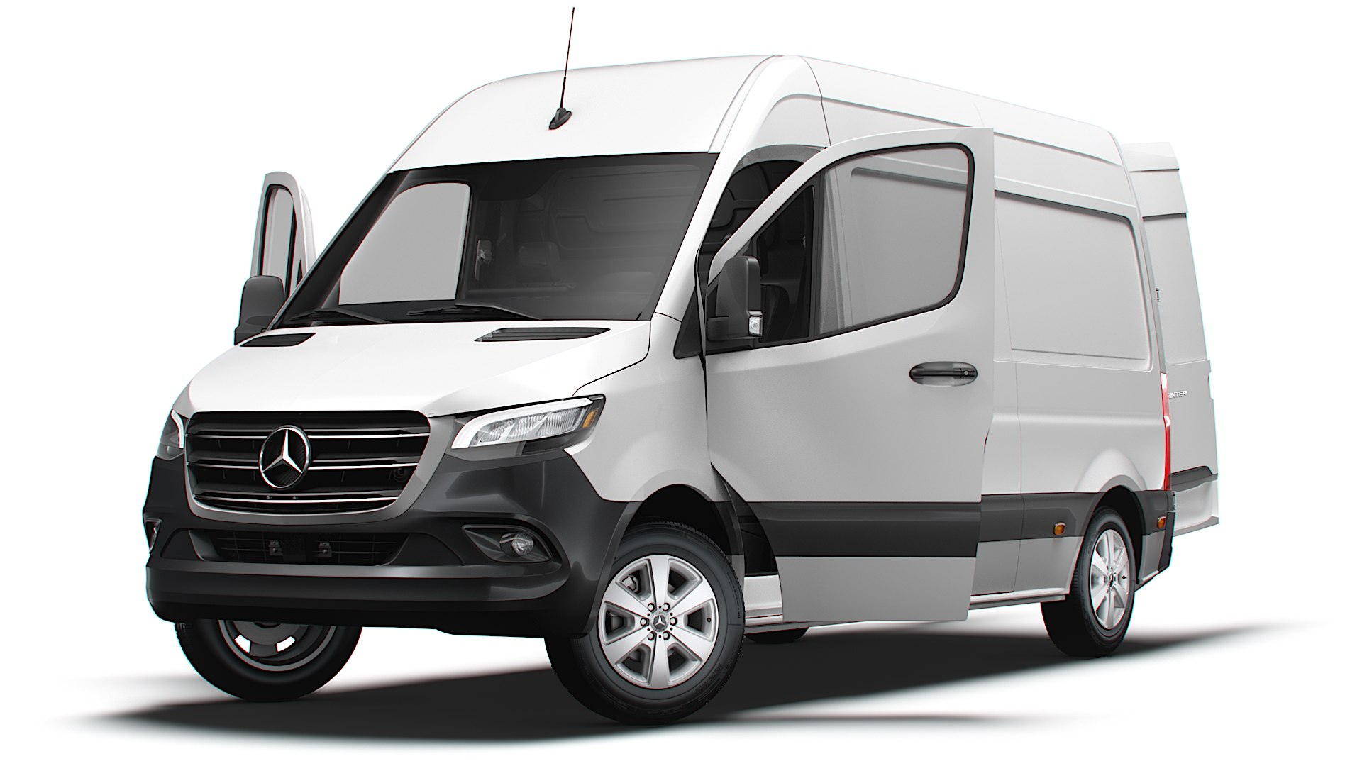 3D Mercedes Benz Sprinter L2H2 FWD HQ Interior 2025 - TurboSquid 2292938