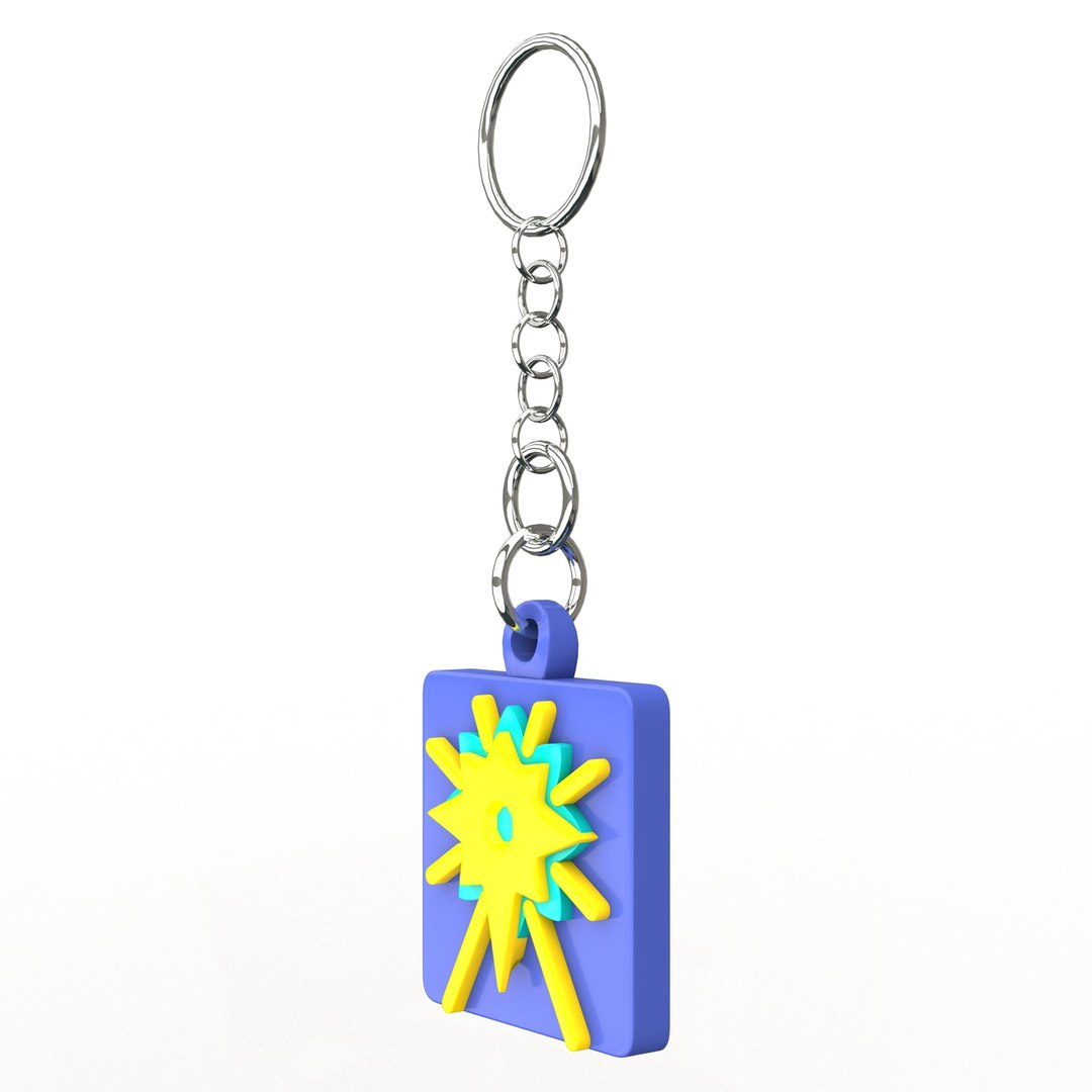 3D Fireworks Keychain - TurboSquid 2513224