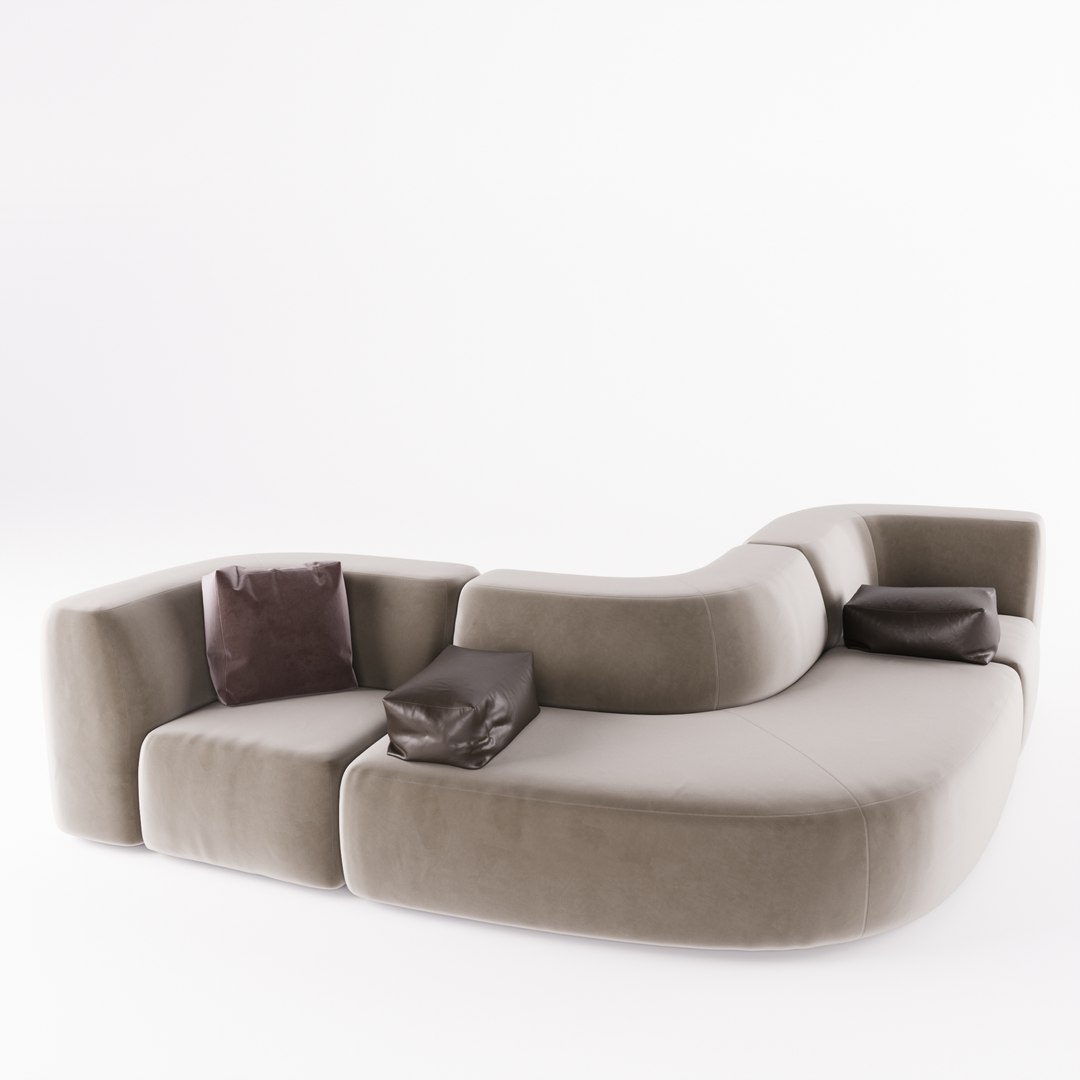 Bo Sofa Piet Boon 3D Model - TurboSquid 1651147